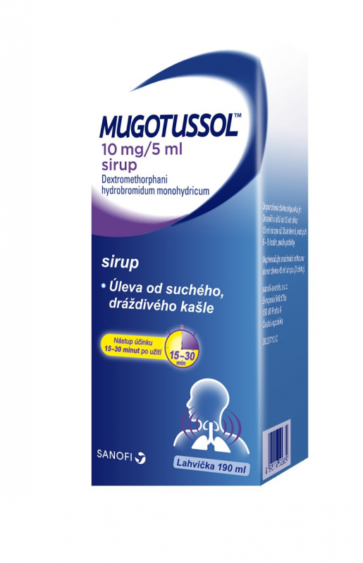 Mugotussol 10mg/5ml sir. 190ml | 50 Kč | lekyprozdravi.cz