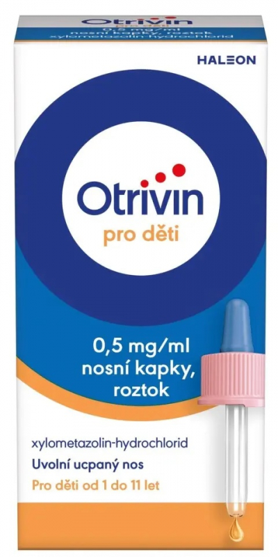 Otrivin 0.5 mg/ml nas.gtt.sol. 1x10 ml CZ | 120 Kč | lekyprozdravi.cz