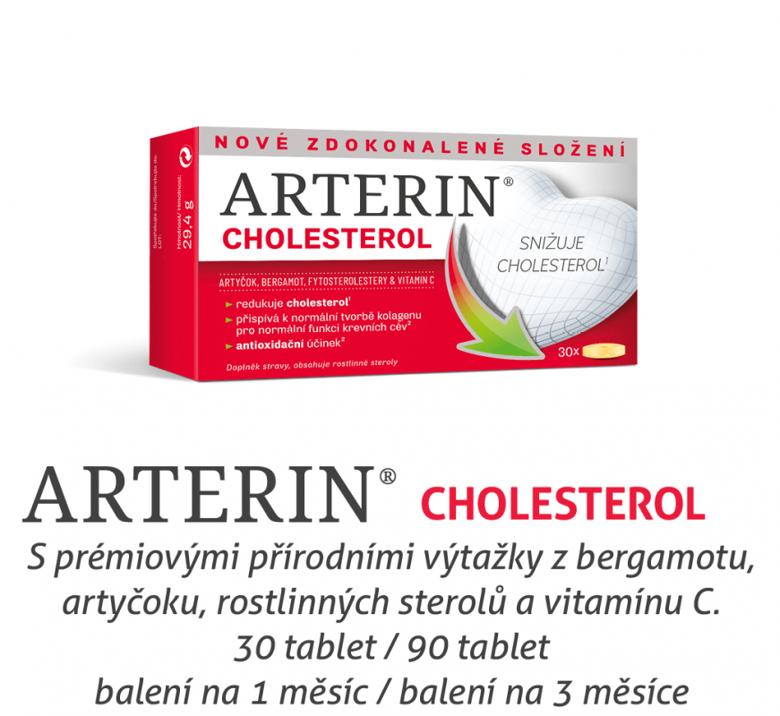 Arterin Cholesterol tbl.90 | 910 Kč | lekyprozdravi.cz