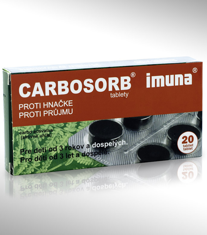 Carbosorb 320mg tbl.nob.20 | 65 Kč | lekyprozdravi.cz